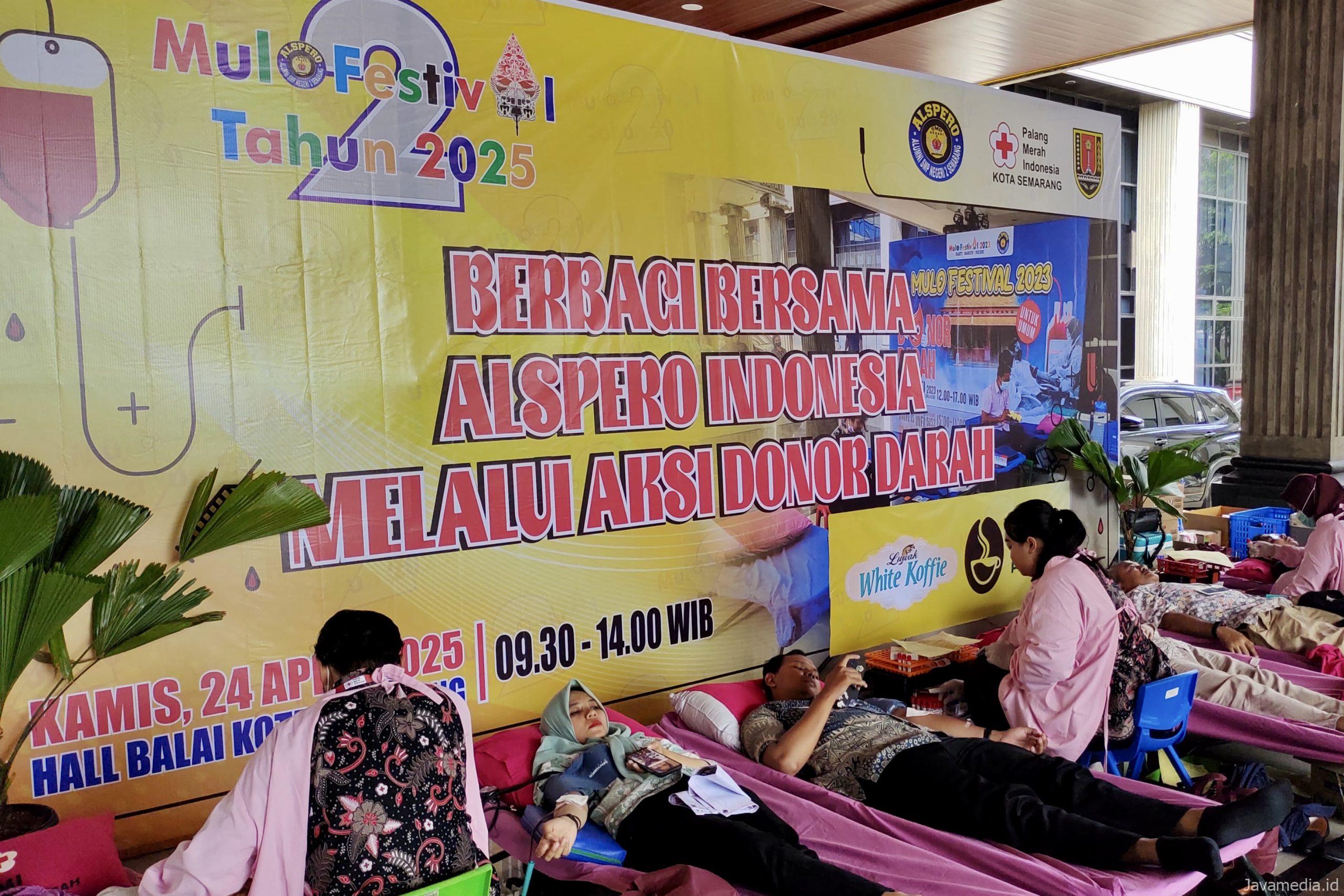 Mulo Festival 2025, Alspero Indonesia Gelar Donor Darah di Balaikota Semarang – Javamedia